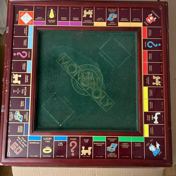 Games | Vintage Monopoly Collectors Edition The Franklin Mint 1991 Wood ...